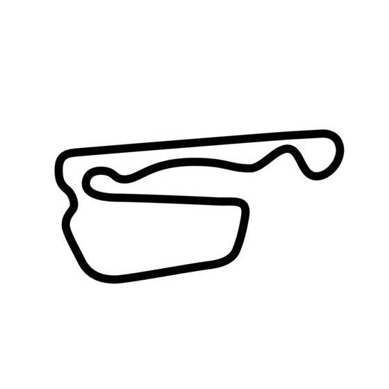 Adams Motorsports Park Time Attack Course Circuit Race Track Outline V ...