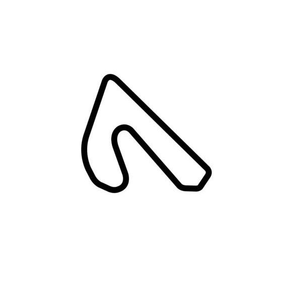 Carolina Motorsports Park West Course Circuit Race Track Outline Vinyl ...