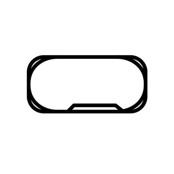 Indianapolis Motor Speedway Oval Circuit Race Track Outline Vinyl Deca ...