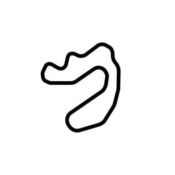 Jennings Gp Circuit Race Track Outline Vinyl Decal Sticker – Decals Hut