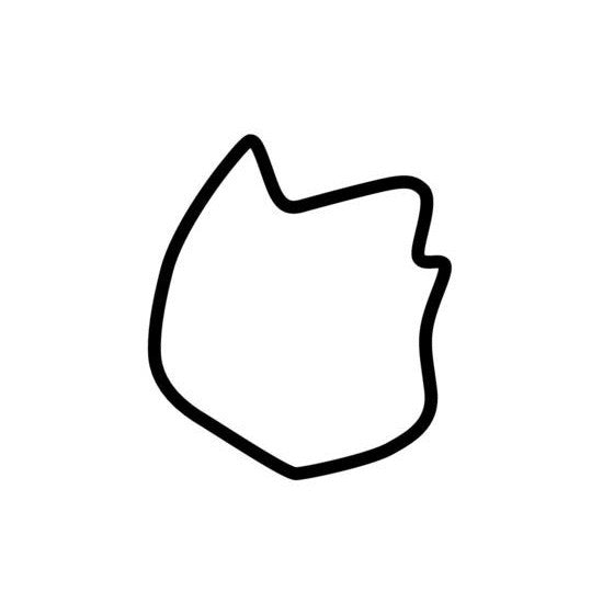 Laguna Seca 1970 Circuit Race Track Outline Vinyl Decal Sticker ...