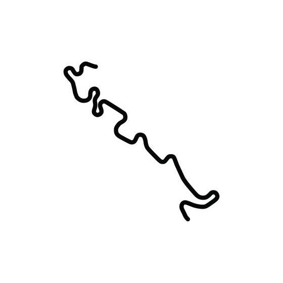 Maryhill Loops Road Circuit Race Track Outline Vinyl Decal Sticker ...