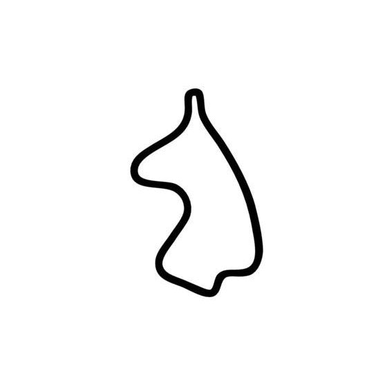 Mosport Canadian Tire Motorsport Park Circuit Race Track Outline Vinyl ...