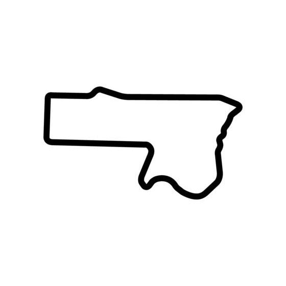 Mount Panorama Circuit Race Track Outline Vinyl Decal Sticker – Decals Hut