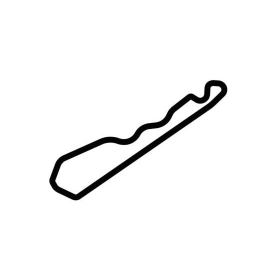 Nola Motorsports Park North Course C Circuit Race Track Outline Vinyl ...