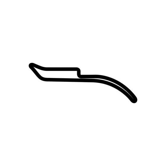 Norisring Street Circuit Long Race Track Outline Vinyl Decal Sticker ...