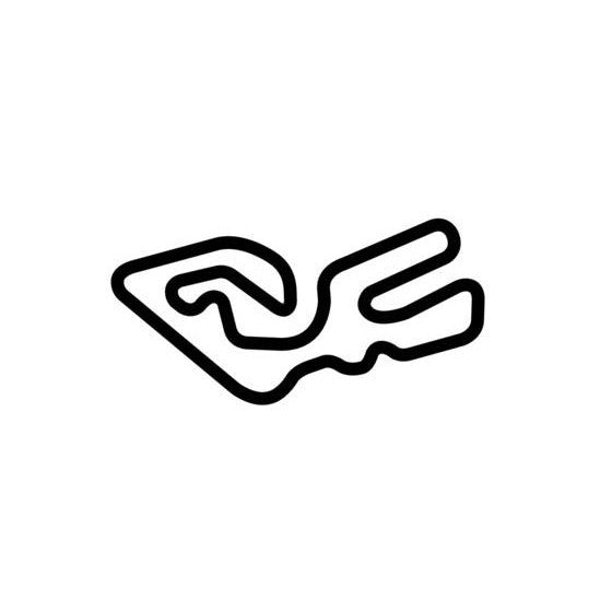 Pittsburgh International Wilson Kart Circuit Race Track Outline Vinyl ...