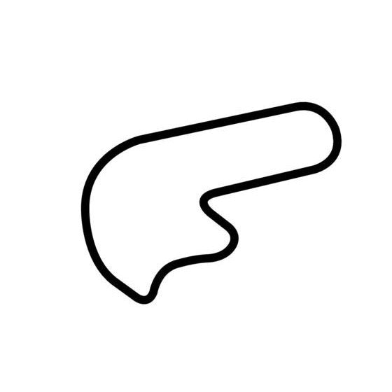 Pocono Intl Raceway North Course Circuit Race Track Outline Vinyl Deca ...