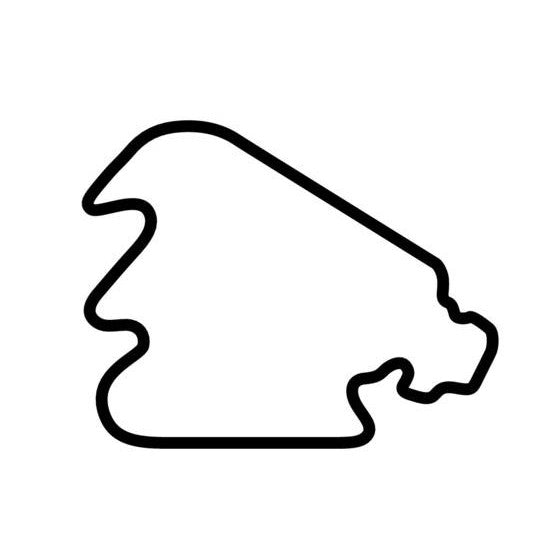 Pocono Intl Raceway North South Option 3 Course Circuit Race Track Out ...