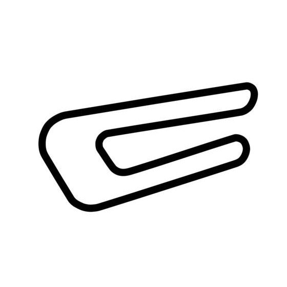 Queensland Raceway National Circuit Race Track Outline Vinyl Decal Sti ...