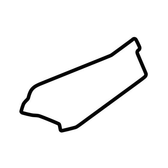 Sandown Raceway Race Track Outline Vinyl Decal Sticker – Decals Hut