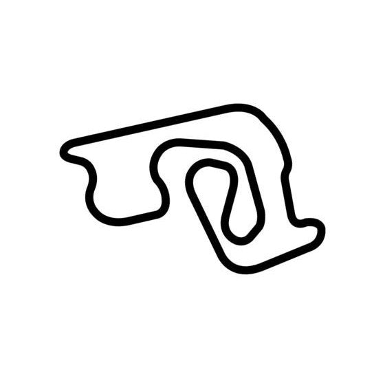 Shannonville Motorsport Park Circuit Race Track Outline Vinyl Decal St ...