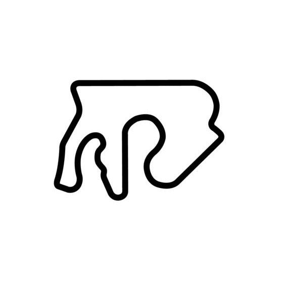 Spring Mountain Motorsports Ranch 22 Circuit Race Track Outline Vinyl ...