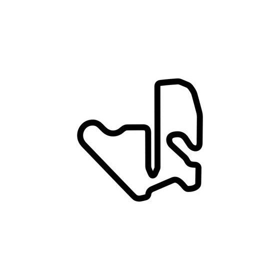 Spring Mountain Motorsports Ranch 28 Circuit Race Track Outline Vinyl ...