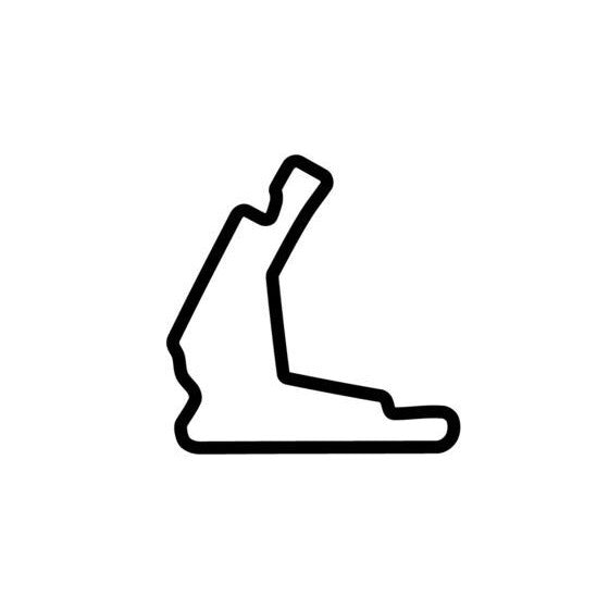 St Petersburg Grand Prix Circuit Race Track Outline Vinyl Decal Sticke ...