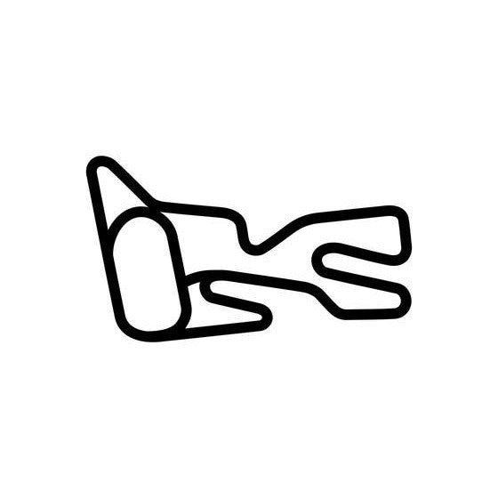 Stockholm Motorsports Park Circuit Race Track Outline Vinyl Decal Stic ...