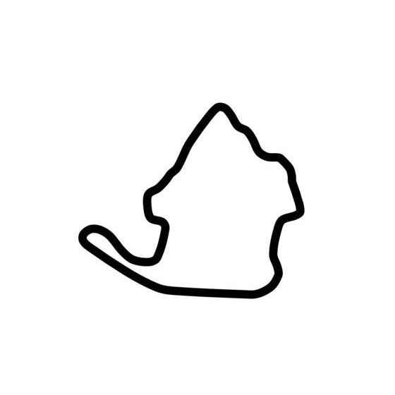 Virginia International Raceway North Course Circuit Race Track Outline ...