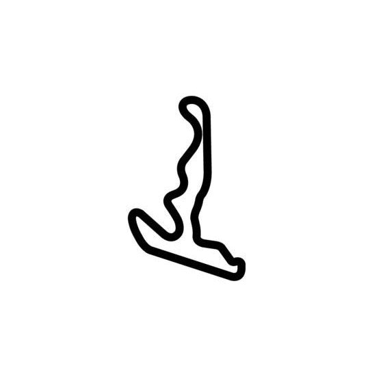 Willow Springs Streets Of Willow Springs Circuit Race Track Outline Vi ...