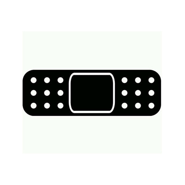 Bandage Band Aid Sticker Decal Vinyl Black – Decals Hut