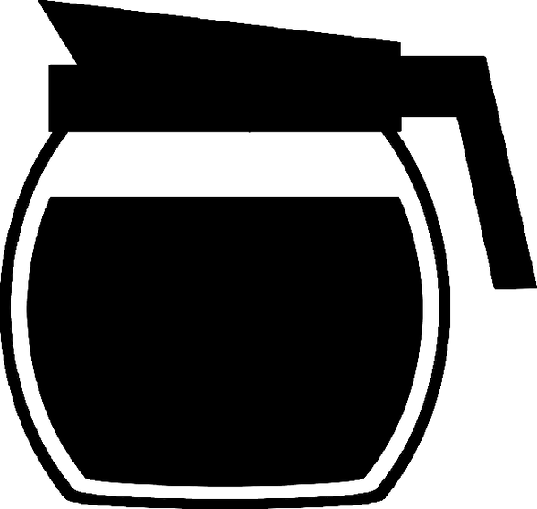 Coffee Pot Symbol Vinyl Decal Sticker – Decals Hut