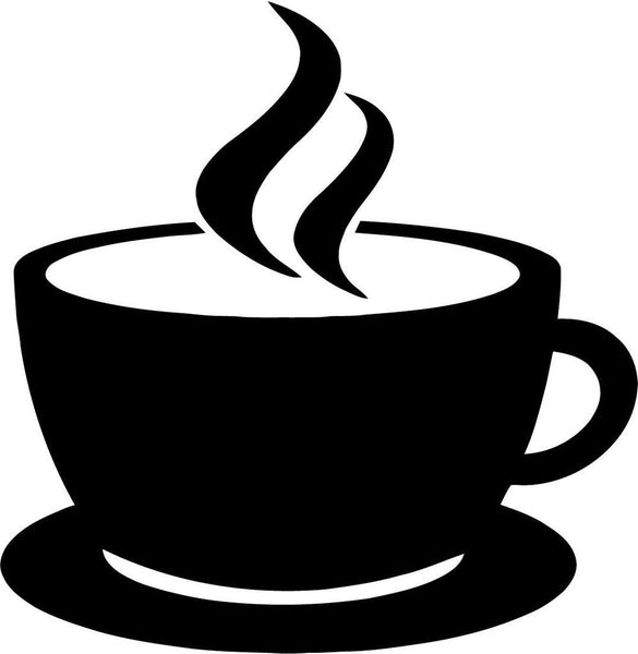 Coffee Cup Vinyl Car Window Laptop Decal Sticker – Decals Hut
