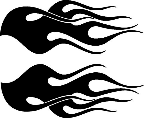 Flame Vehicle Graphics Car Vinyl Decals – Decals Hut