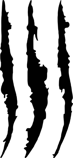 Headlight Claw Scar Scratch Mark Stripe Slash Rally Eye Decal Sticker ...