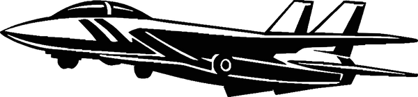 Jet airplane vinyl decal sticker – Decals Hut