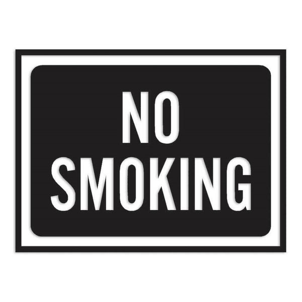 No Smoking Business Sign Decal Sticker – Decals Hut