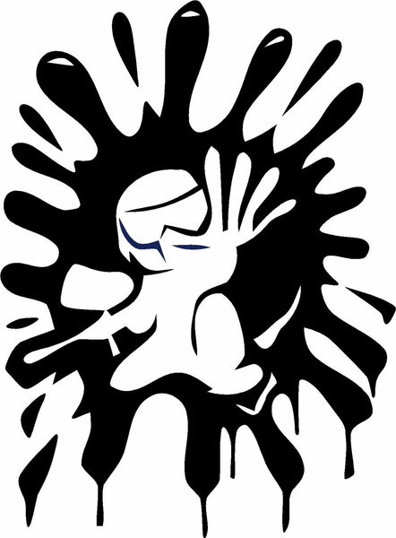 Paintball vinyl sticker decal Sticker – Decals Hut