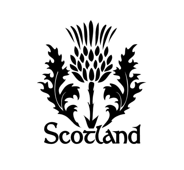 Scottish thistle Scotland thistle decal car decal Scottish decal Celti ...