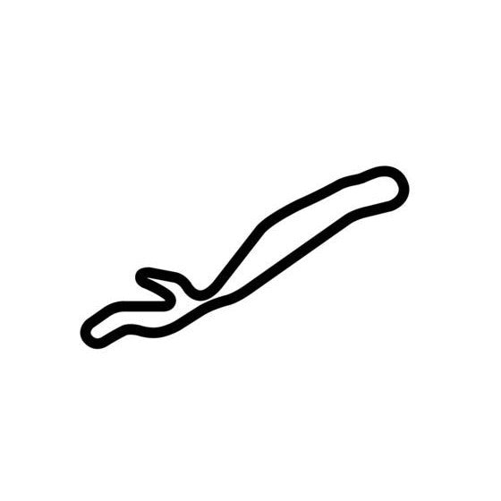 Bmw Performance Center Circuit Race Track Outline Vinyl Decal Sticker ...