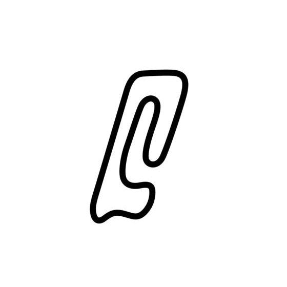 Motorsport Ranch Houston Circuit Race Track Outline Vinyl Decal Sticke ...