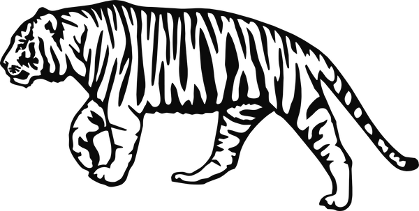 TIGER Vinyl Decal Sticker Car Window Wall Bumper Exotic Big Cat Animal ...