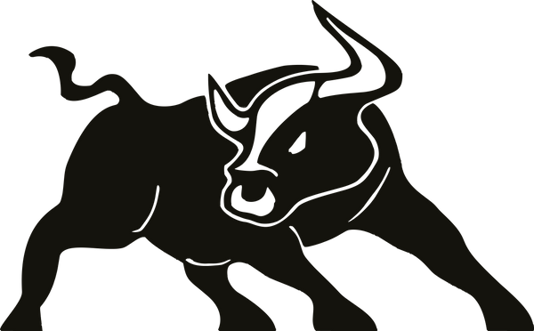 Taurus Bull Sticker Vinyl Bull Decal Animal silhouette Outdoor Decals ...