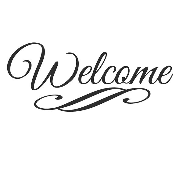 Welcome Wall Sticker – Decals Hut