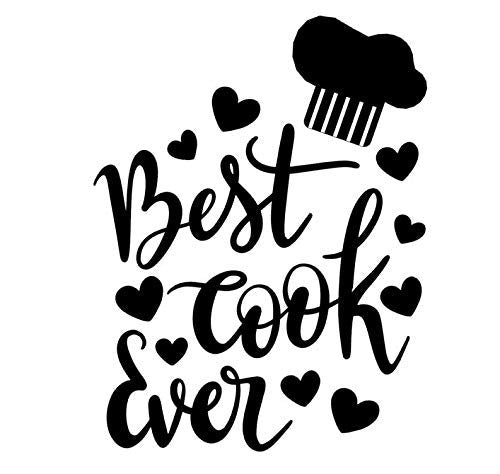best cook ever kitchen decal wall art chef vinyl decal sticker – Decals Hut
