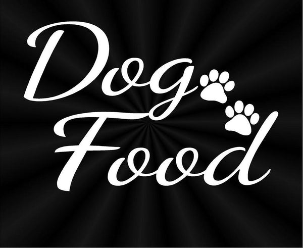 dog food decal pet food labels vinyl decals – Decals Hut