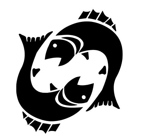 pisces vinyl decal zodiac vinyl decal custom pisces sticker horoscope ...